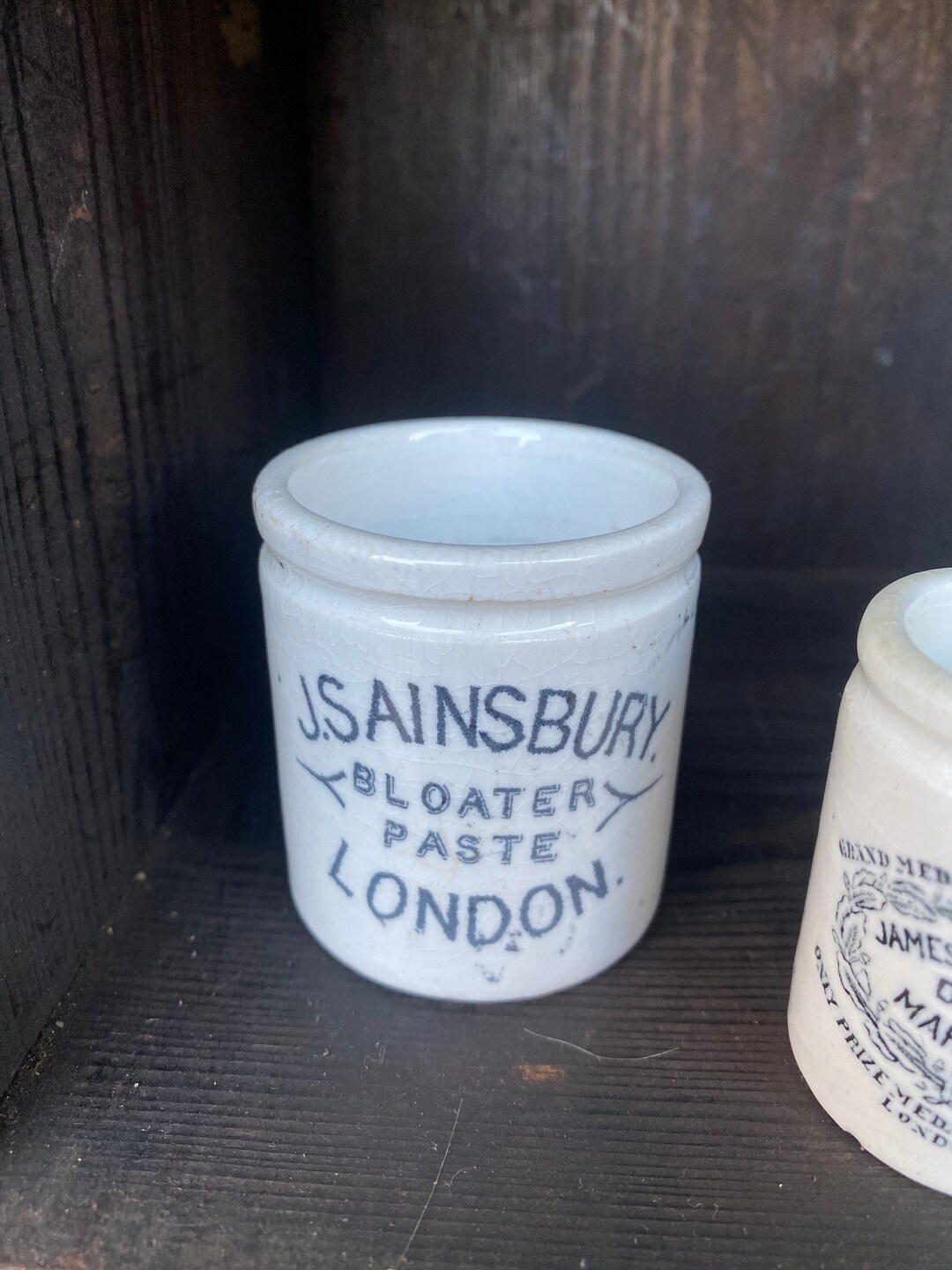 Rare Bloater Paste Pot. A Rare Design of J Sainsburys Bloater Paste. - Etsy