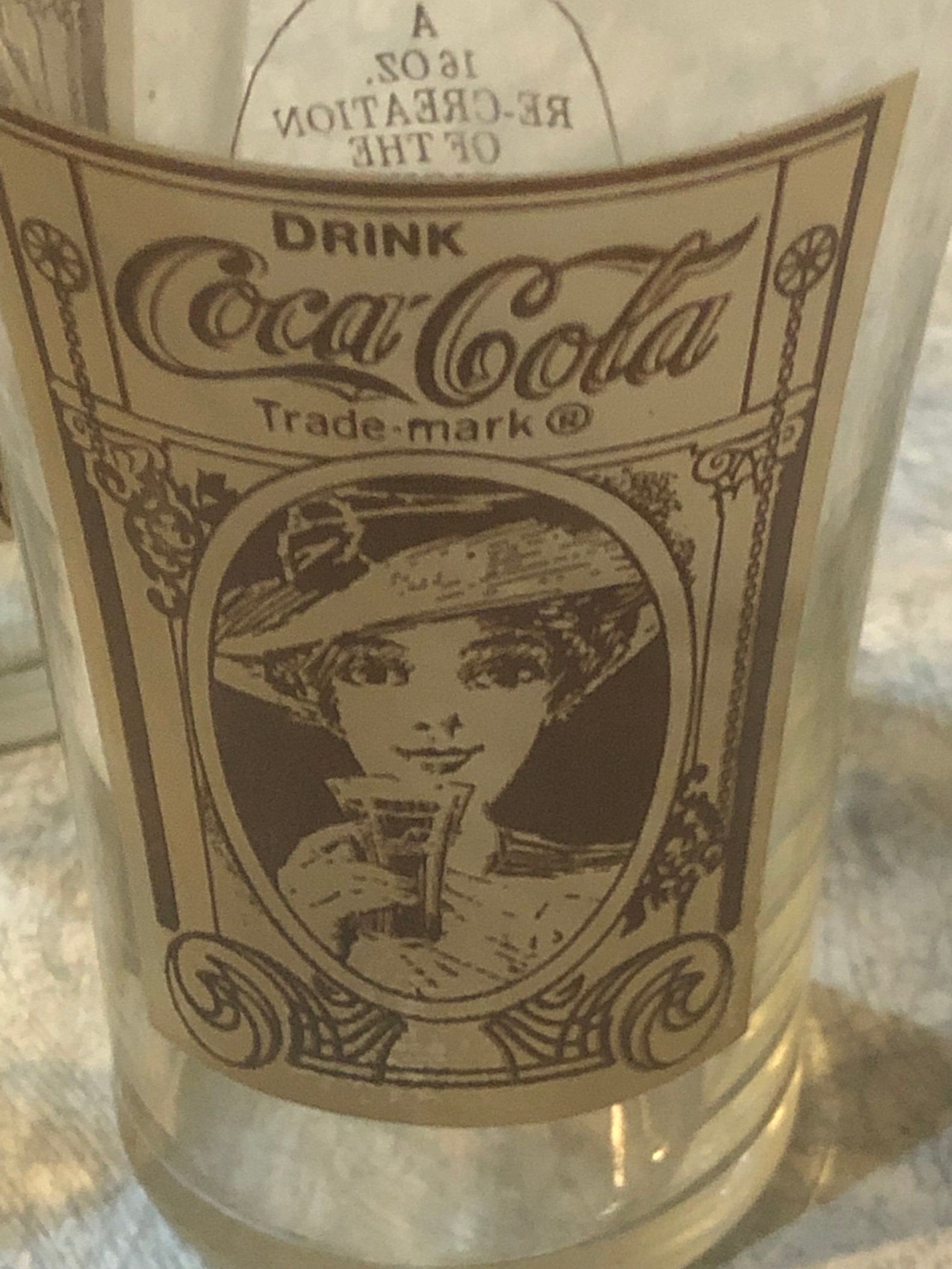 Set of Six Retro Flared Top Coca Cola Classes - Etsy