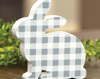 Buffalo Check Bunny | Etsy