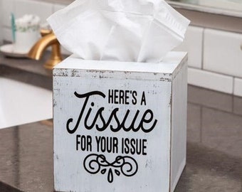 Tissue for Your Issue Decal | Etsy