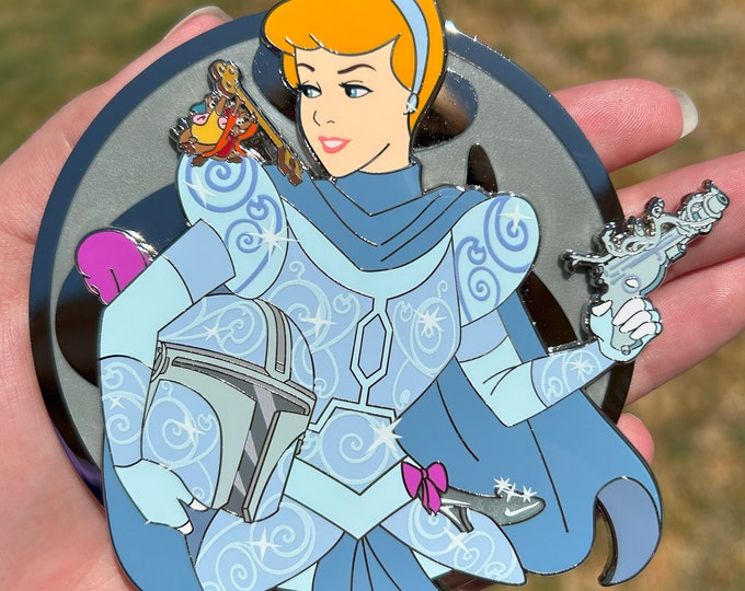 Mandalorian Cinderella Fantasy Pin Star Wars Pin & Cinderella Pin ...
