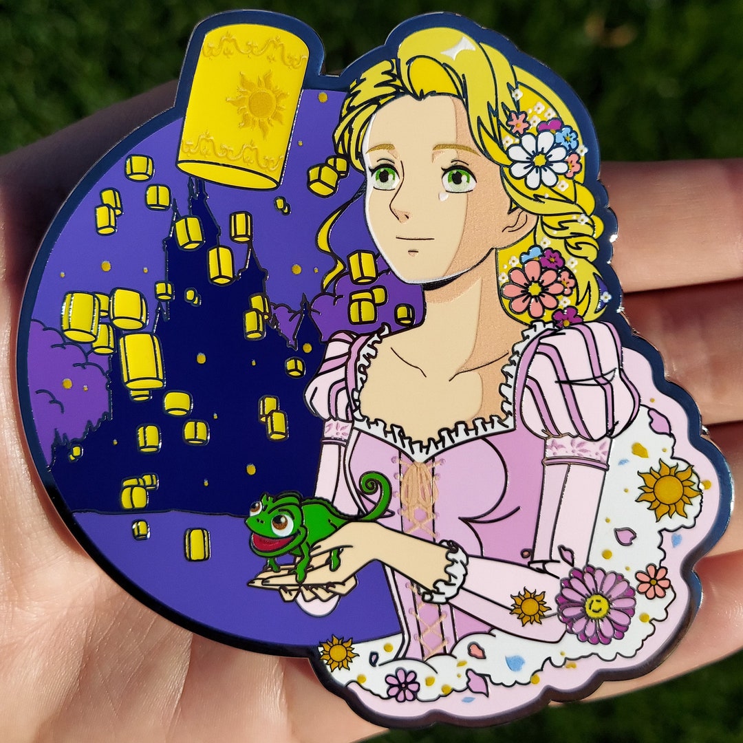 Rapunzel Ghibli Princesses Fantasy Pin Studio Ghibli Pin Rapunzel Pin ...