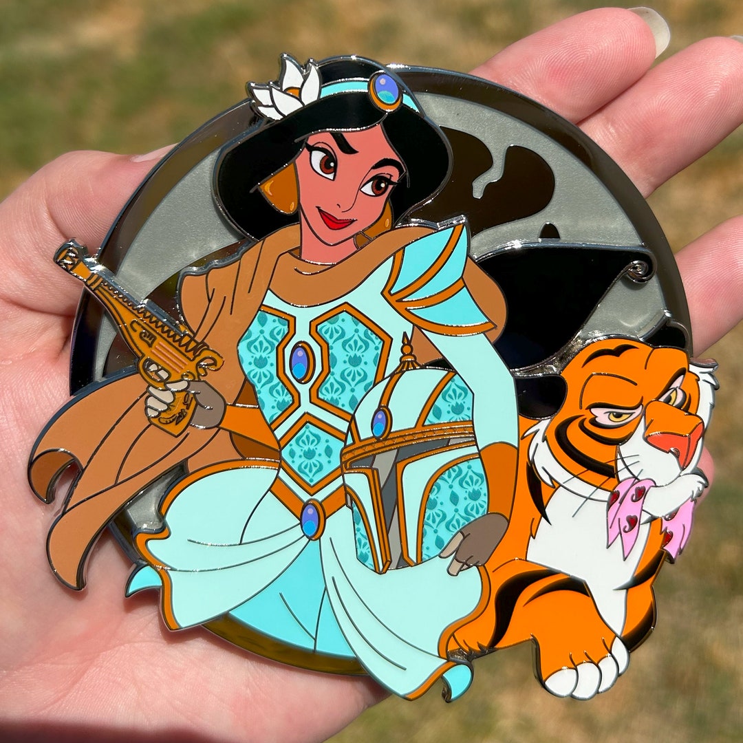 Mandalorian Jasmine Fantasy Pin Star Wars Pin & Aladdin Pin - Etsy