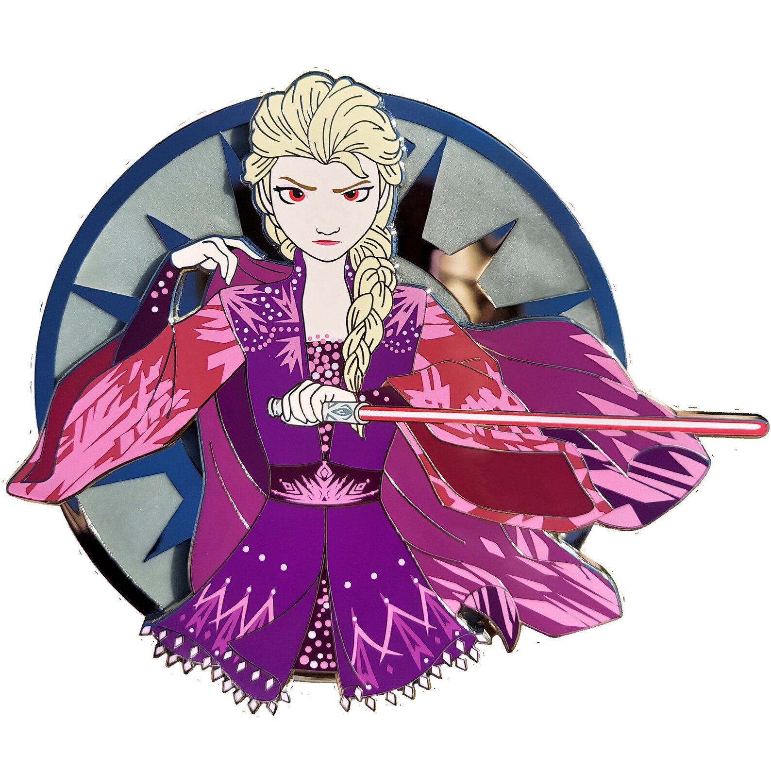 Sith Elsa Fantasy Pin Star Wars Pin & Frozen Pin Elsa Jedi Pin - Etsy