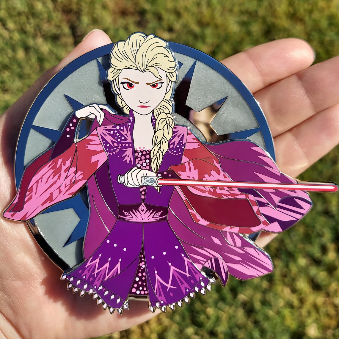 Sith Elsa Fantasy Pin Star Wars Pin & Frozen Pin Elsa Jedi Pin - Etsy