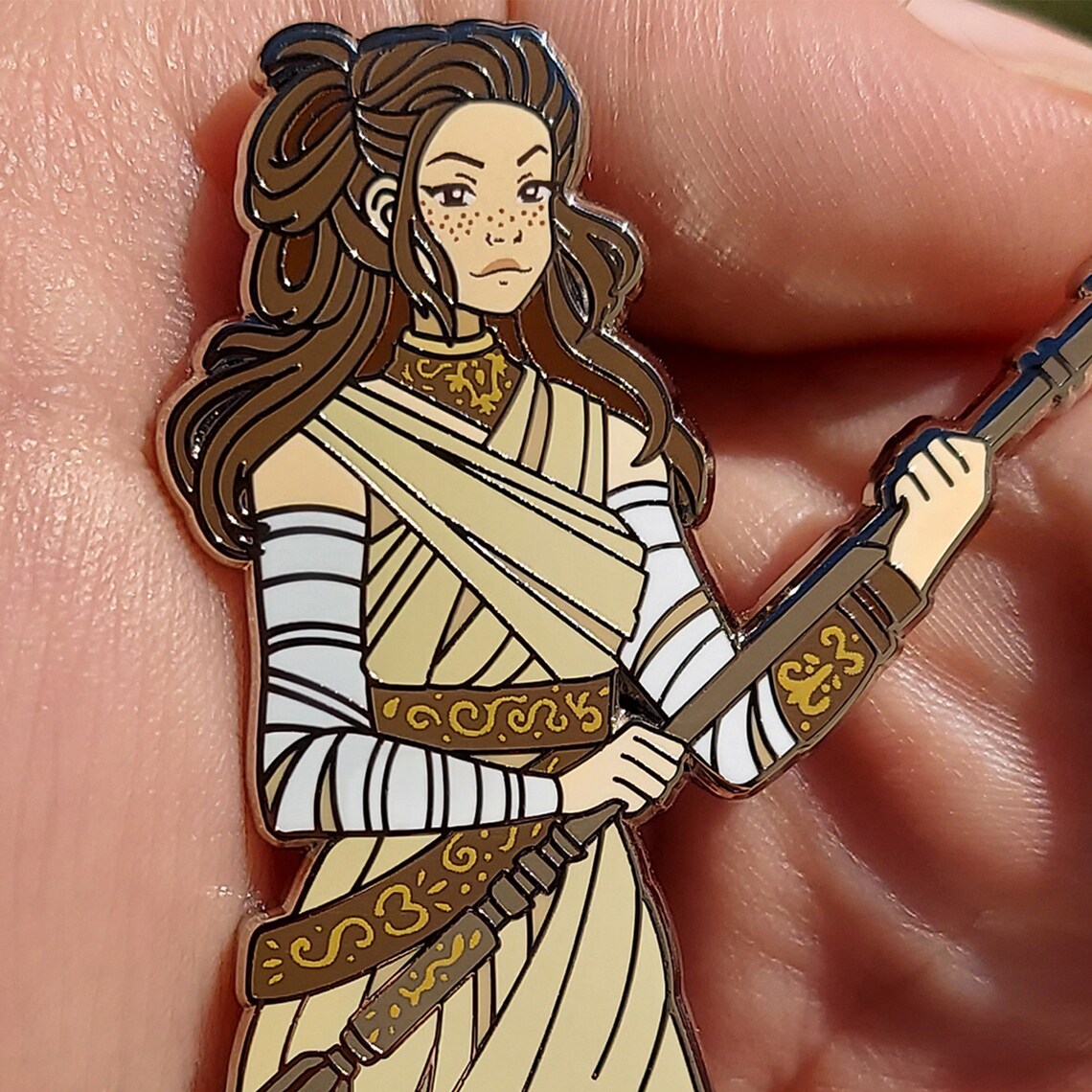 Rey Skywalker Rey Pin Fantasy Pin cloud City Couture Star - Etsy