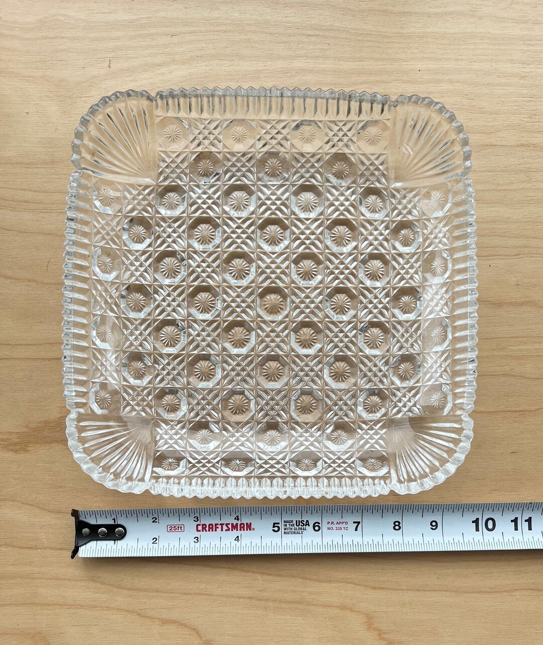 RARE Mikasa Crystal Serving Tray /platter in Original Box EXCELLENT ...