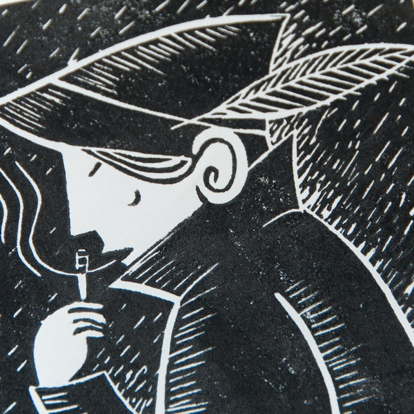 Lino Print - Etsy