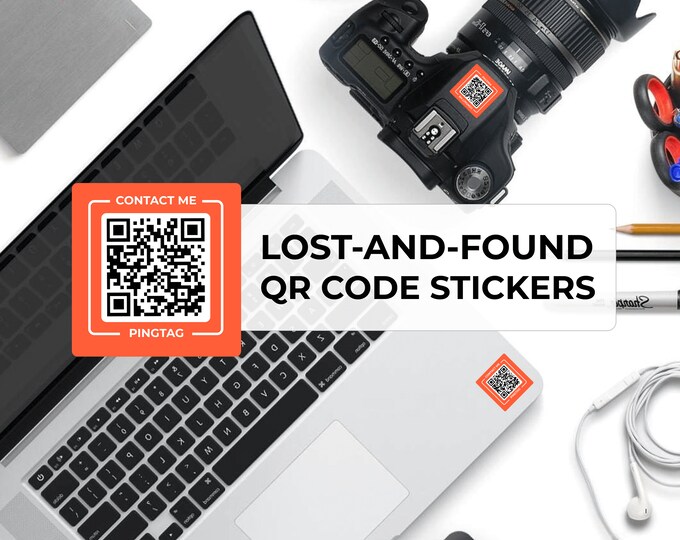 Mini Lost-and-found Stickers With Scan-to-call Feature Durable ...