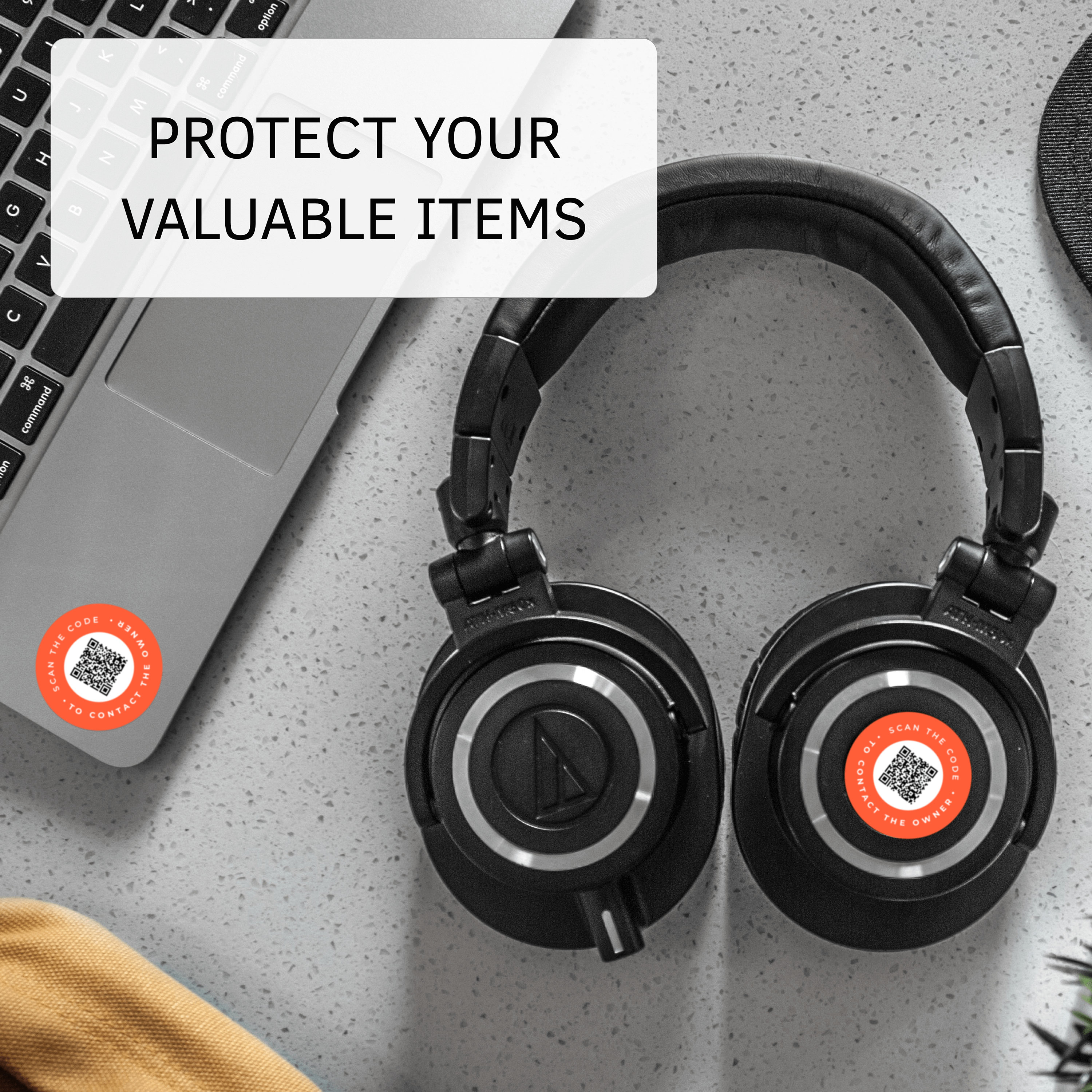 32 Unique Lost-and-found QR Code Stickers. Durable & Waterproof ...