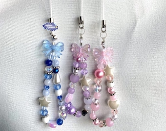 Pink Bow Phone Charm - Etsy