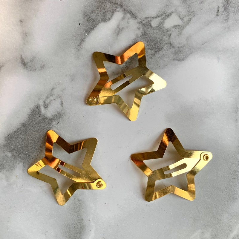 Star Hair Clips - Etsy
