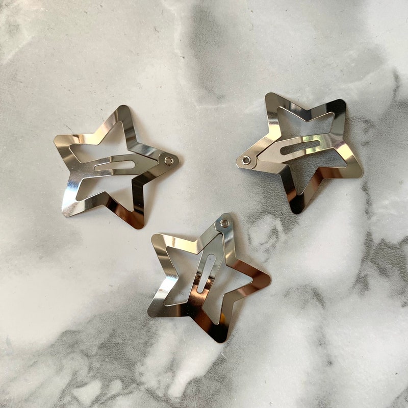 Star Hair Clips - Etsy