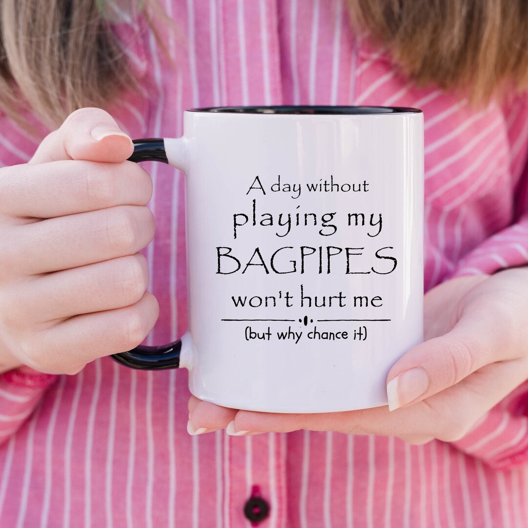 Bagpipes Coffee Mug, Bagpiper Gifts, Ladies Bagpipes Gifts, Inexpensive ...