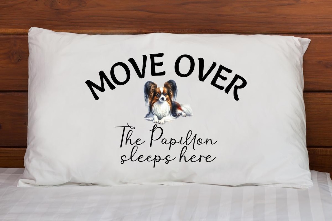 Papillon Dog Pillow Case, Papillon Gifts, Dog Pillow Cover, Dog Mom ...