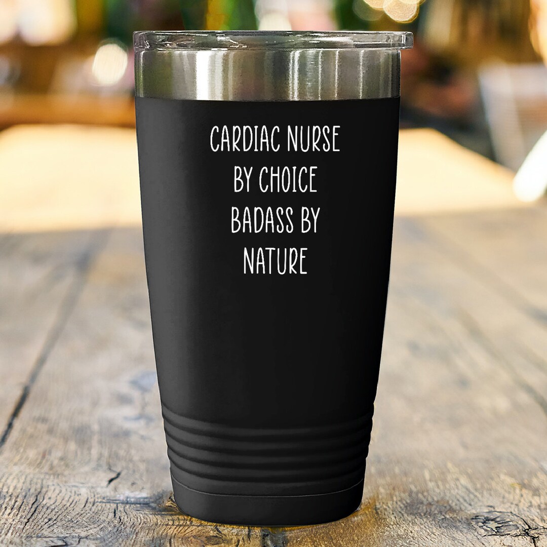Cardiac Nurse Tumbler, Cardiac Nurse Gift, Cardiovascular Nurse ...