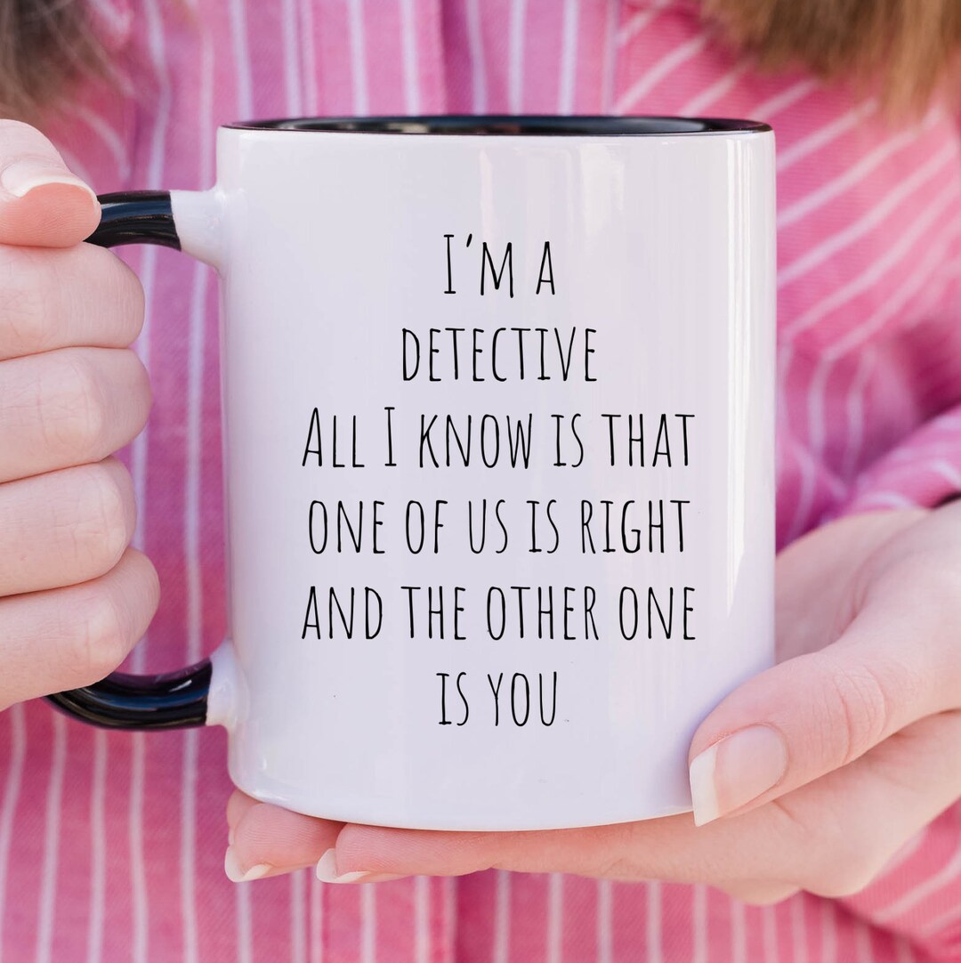 Detective Mug, Police Detective Gifts, Work Related Gifts for Coworkers ...