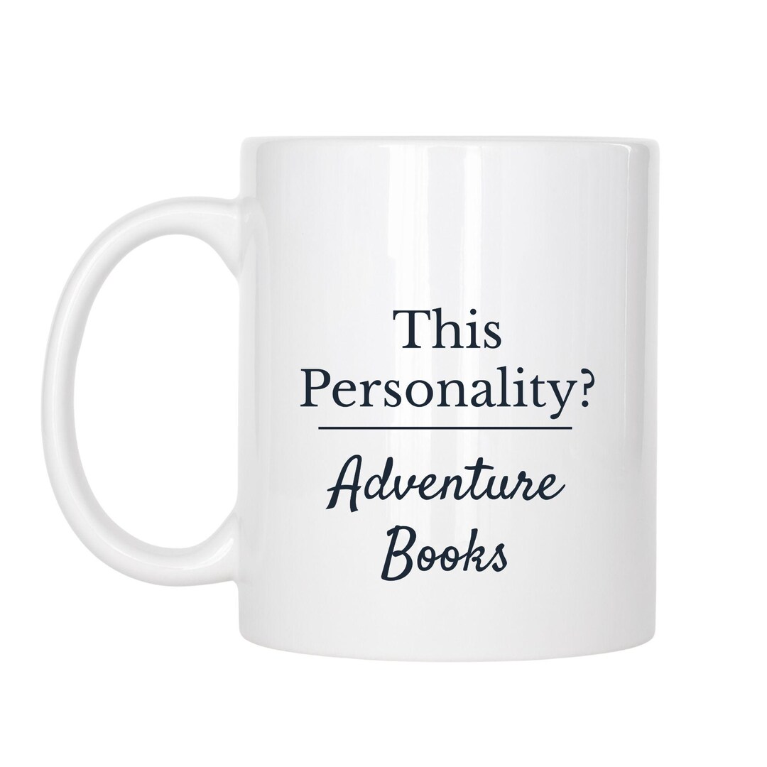 Book Reader Gift, Custom Adventure Novel Coffee Cup, Meaningful ...