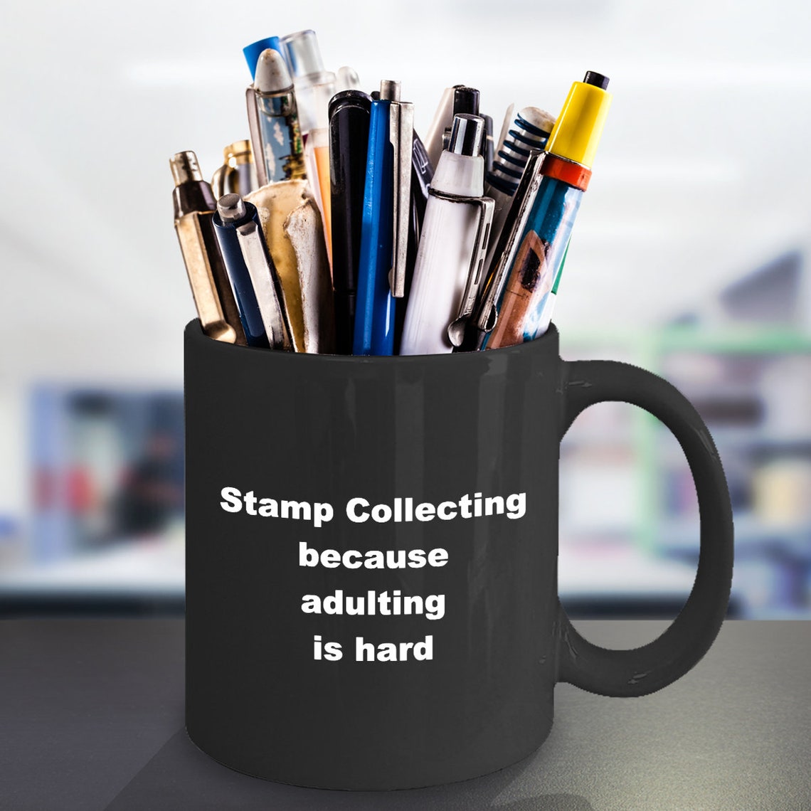 Stamp Collector Mug, Stamp Collector birthday gift, Stamp collecting ...
