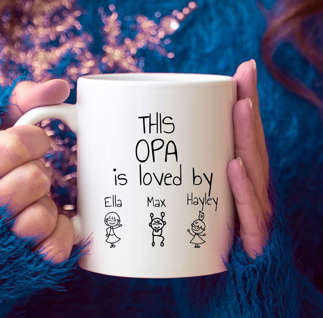 Opa Coffee Mug, Opa Gifts From Grandkids, Greatest Opa Birthday Gifts ...