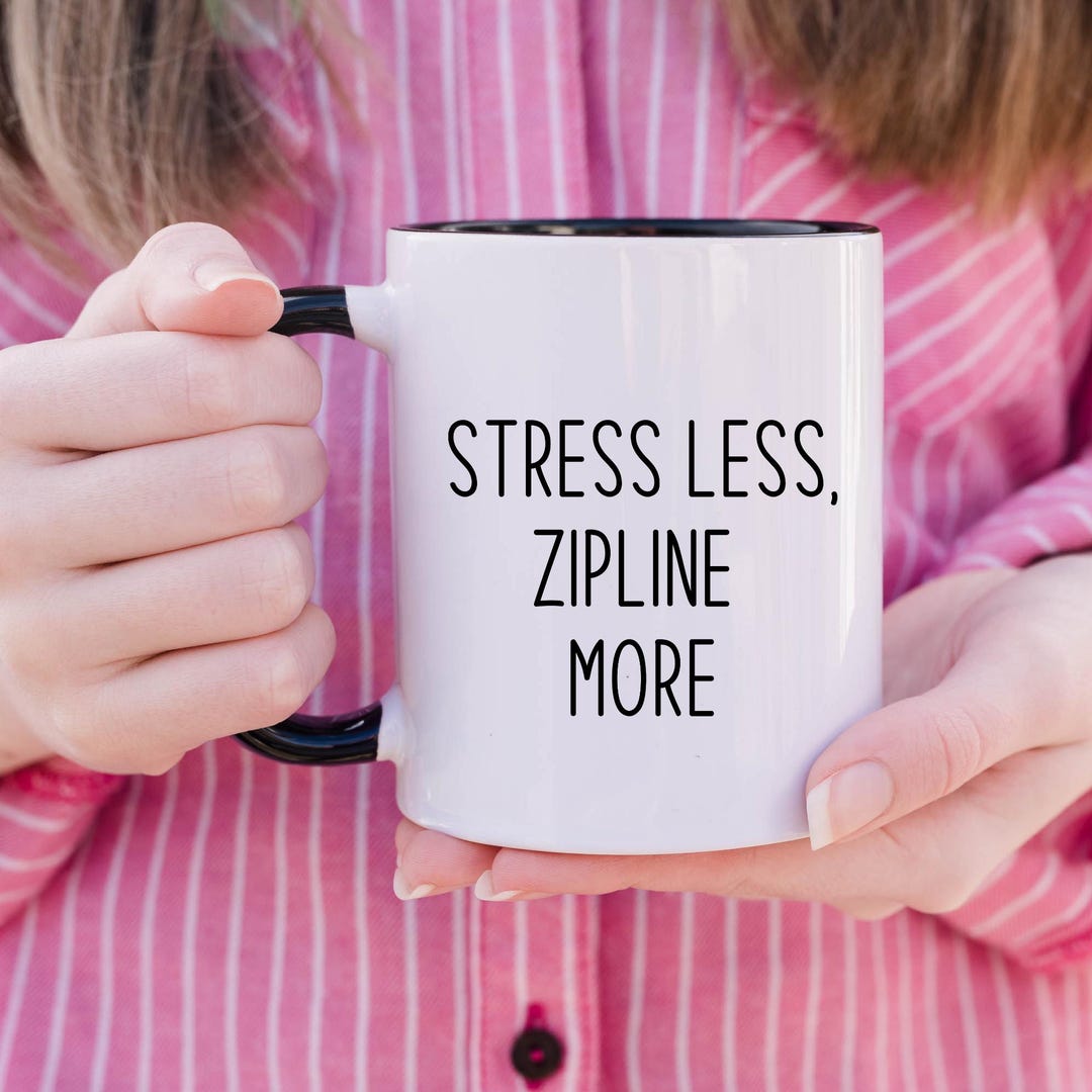 Zipline, Zip Line Coffee Mug, Ziplining, Zip Lining Cup, Outdoor ...