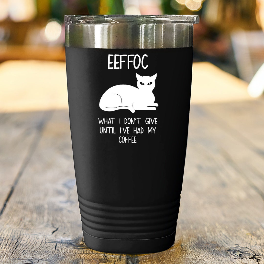 Eeffoc Tumbler, Coffee Spelled Backwards, Gift for Coworker, Boss Gift ...