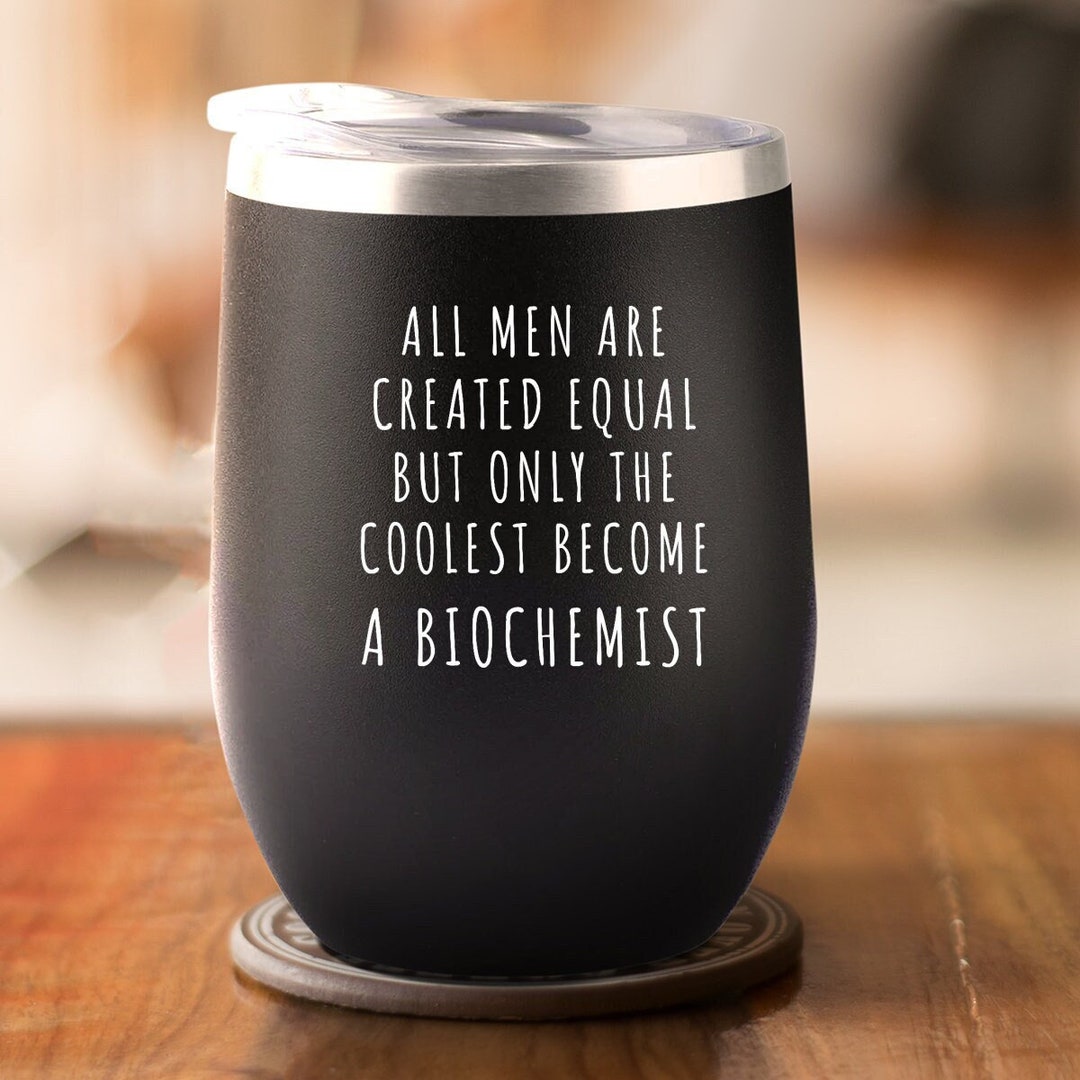 Biochemist Stemless Wine Tumbler, Future Biochemist Graduate Gift ...