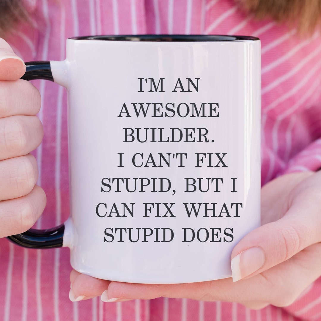 Builder Mug, Builder Gifts, Building Contractor Christmas Gifts, Gift ...