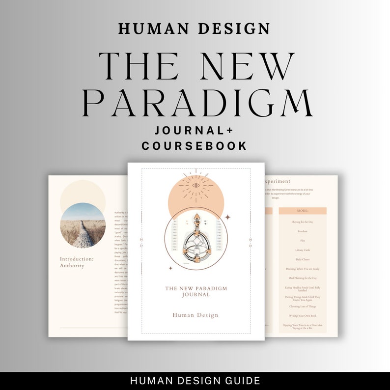 Human Design New Paradigm Guide and Journal for the Age of Aquarius ...