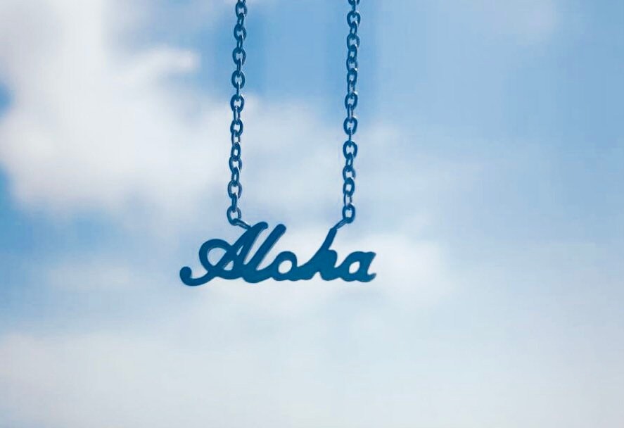 Collar Playero. HAWAIIAN aloha colgante hawaiano hawai - Etsy España