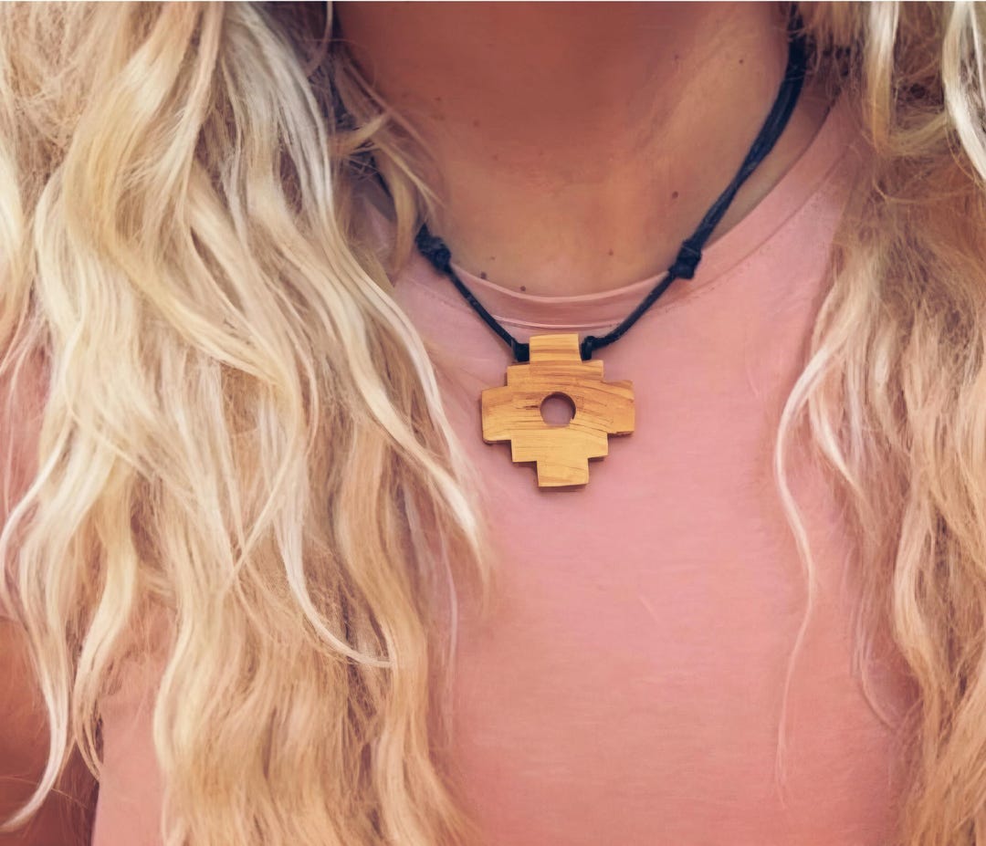Andean Cross, Chacana, Chakana Pendant, Chakana Necklace, Inca, Palo ...