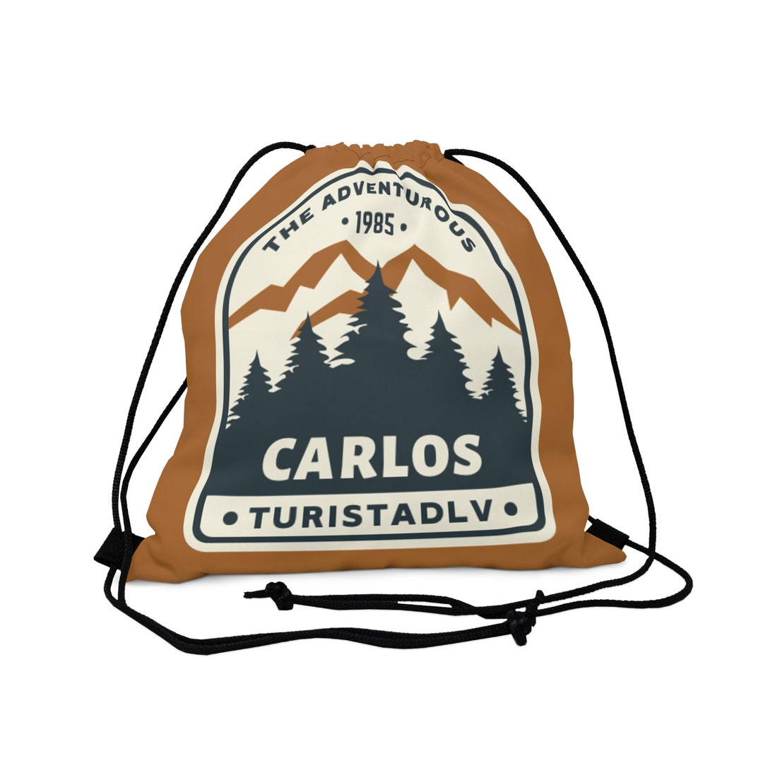 Personalized Mountain Gift, Mountain Backpack, Drawstring Bag, Hiker ...