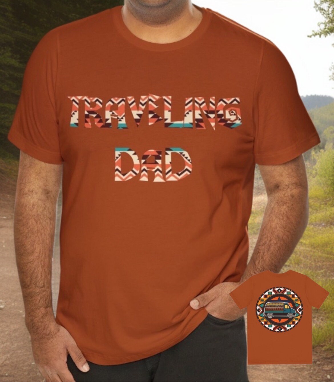Dad T-shirt, Traveler Father, T-shirt for Dad, Traveler Dad, Gift for ...