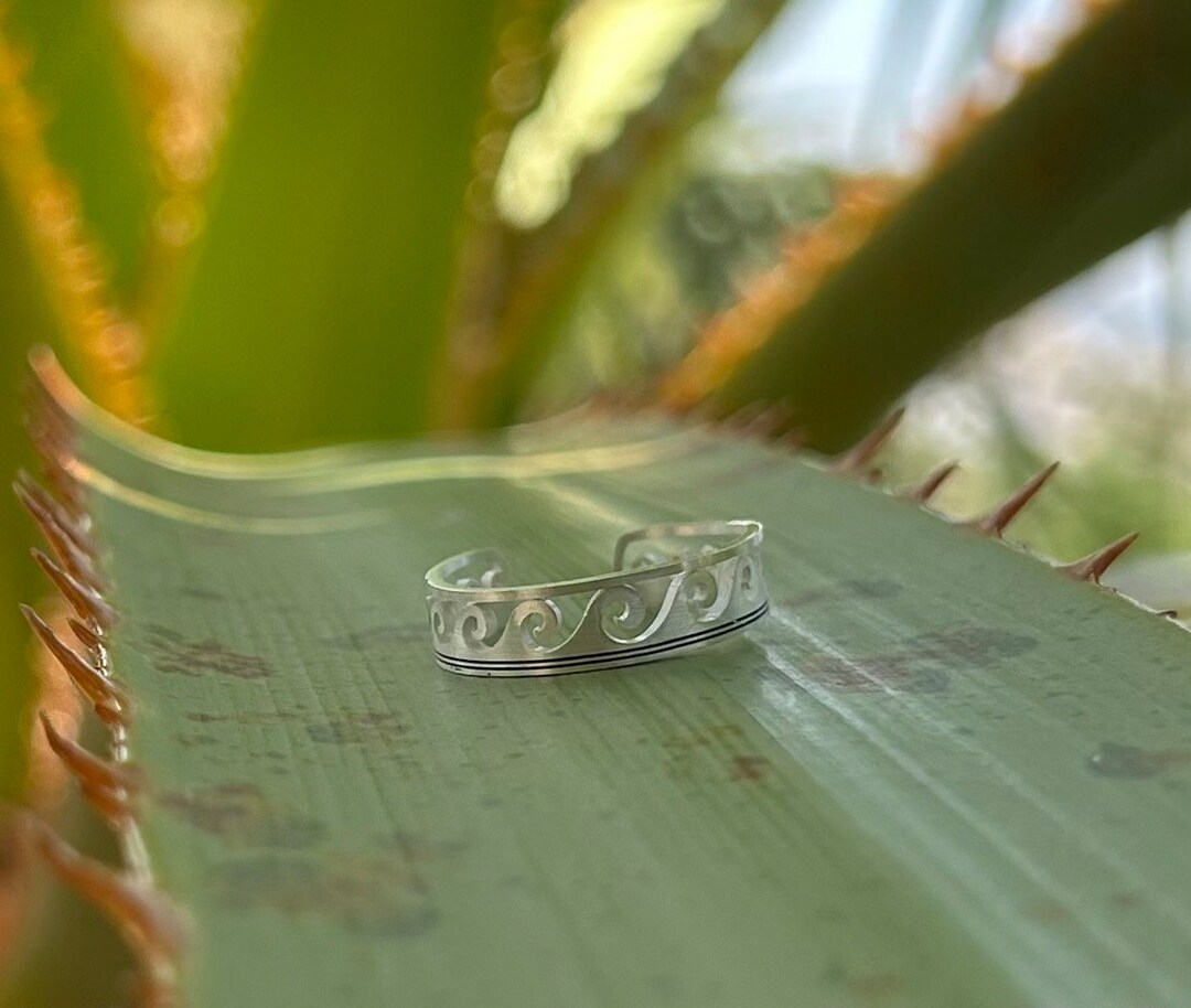 Wave Ring, SURF TRIP, Surfer Ring, Wave Ring, Sea Jewelry, Ocean ...
