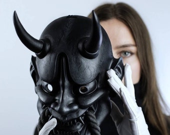 Hannya Mask Full Face - Etsy