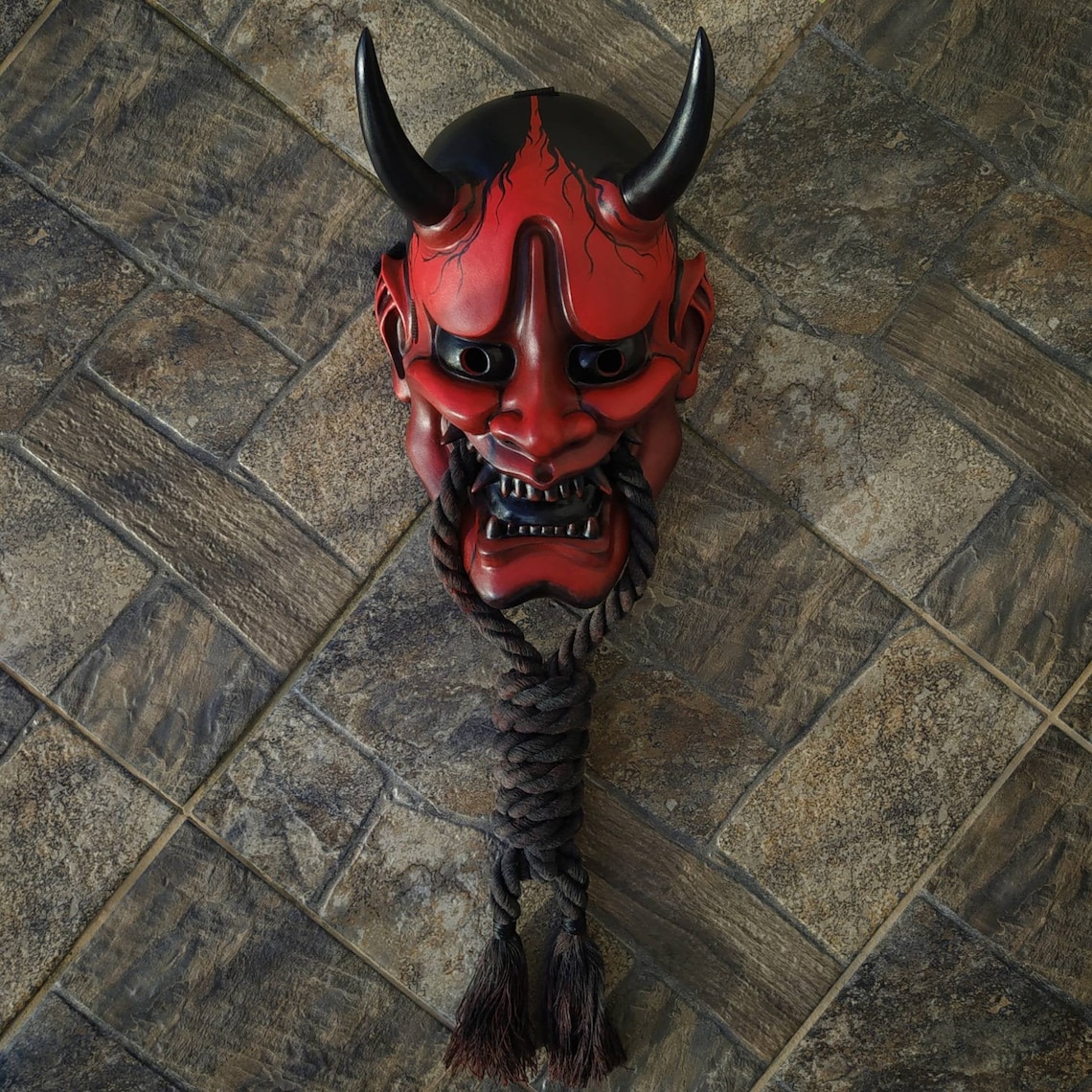 Hannya Mask Oni Demon Mask Japanese Full Face Mask Japanese - Etsy