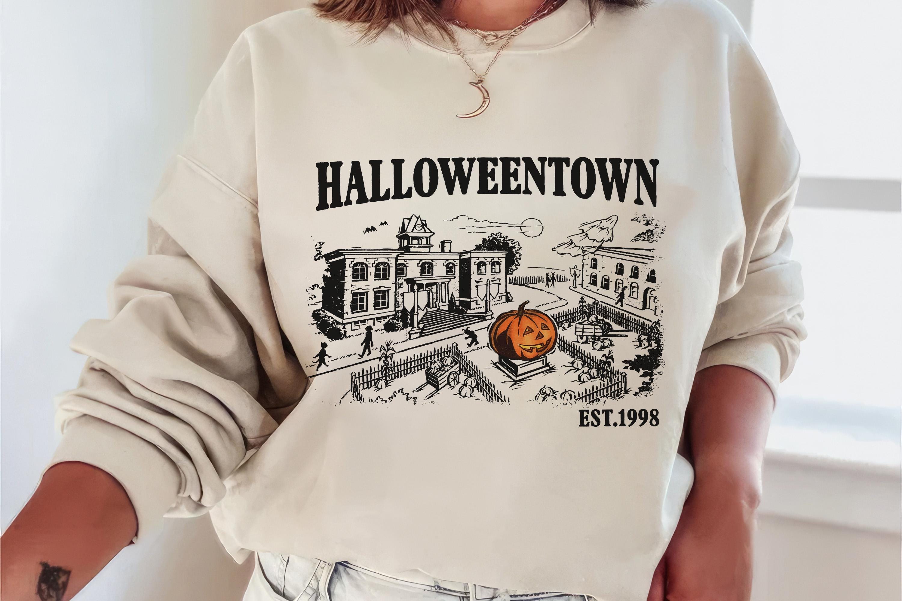 Vintage Halloween Town Est 1998 Png, Halloweentown Png, Pumpkin ...