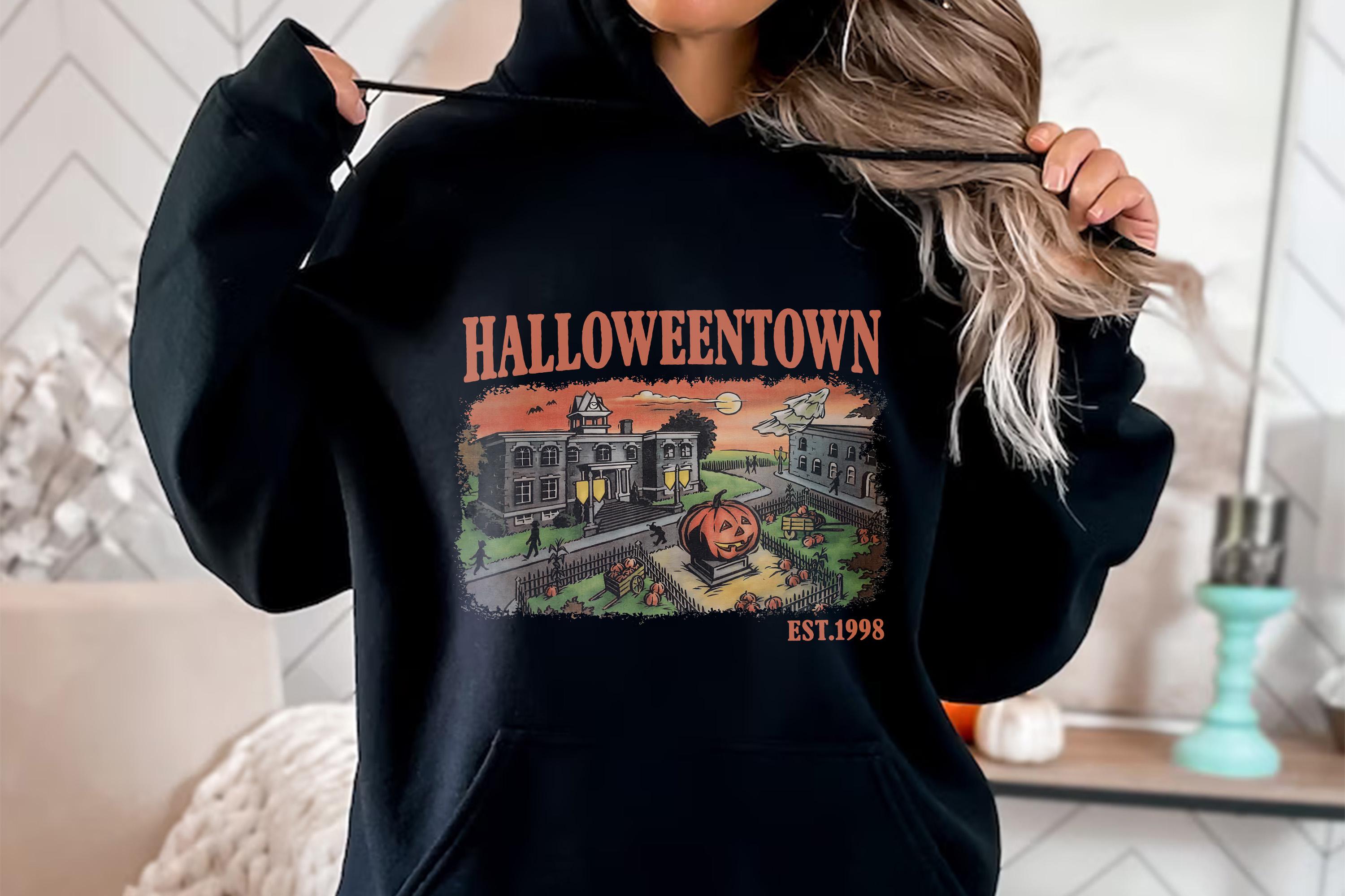 Vintage Halloween Town Est 1998 Png, Halloweentown Png, Pumpkin ...