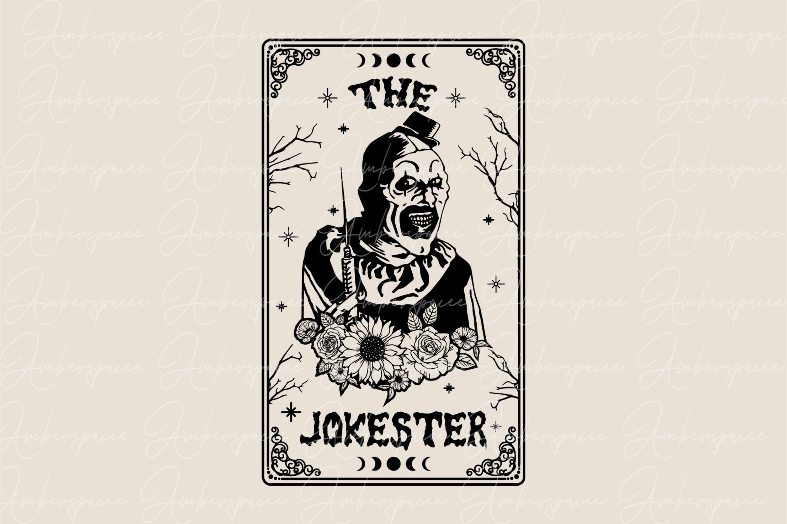The Jokester Png Svg, Horror Tarot Card SVG, Tarot Card Png Bundle ...