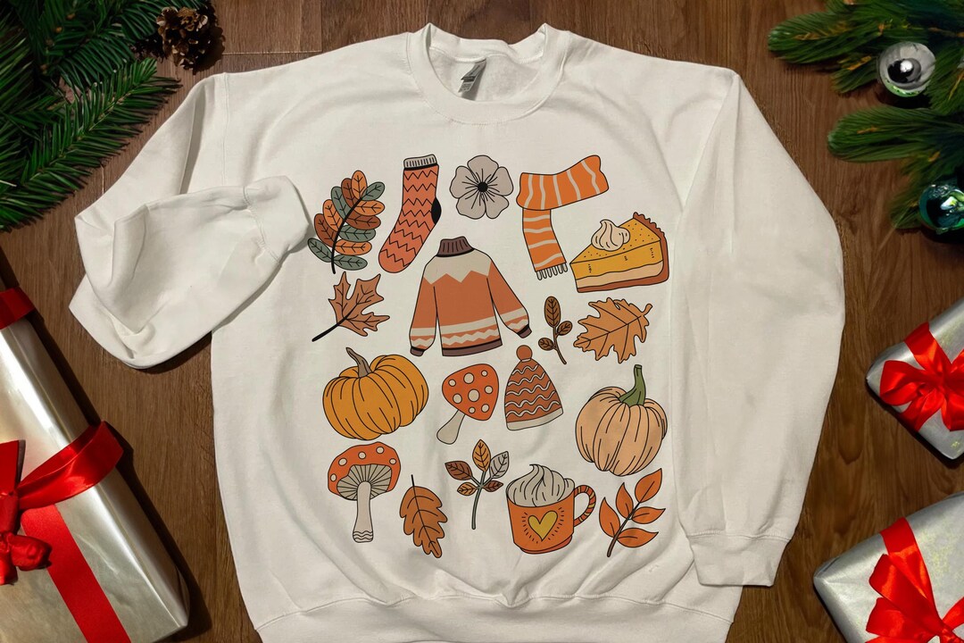 Fall Things PNG, Fall Shirt Design PNG, Fall Harvest Shirt, Autumn ...