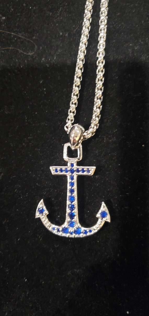 David Yurman Maritime Anchor Amulet Sterling Silver W… - Gem
