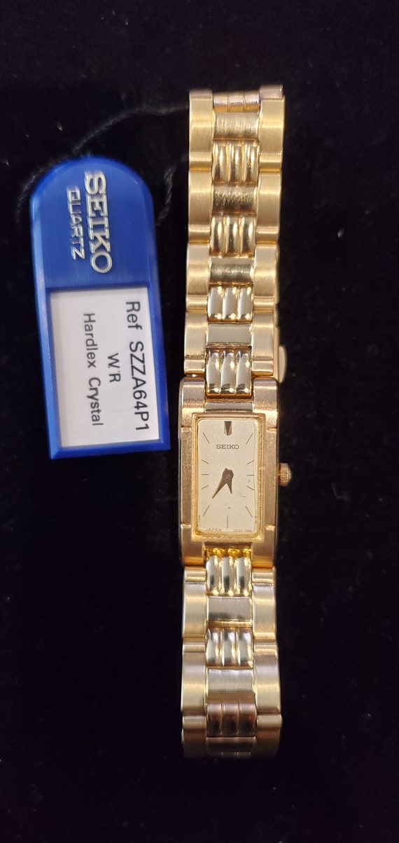 Vintage Seiko 2E20-7340 Gold Quartz Ladies Watch (NOS) - Gem