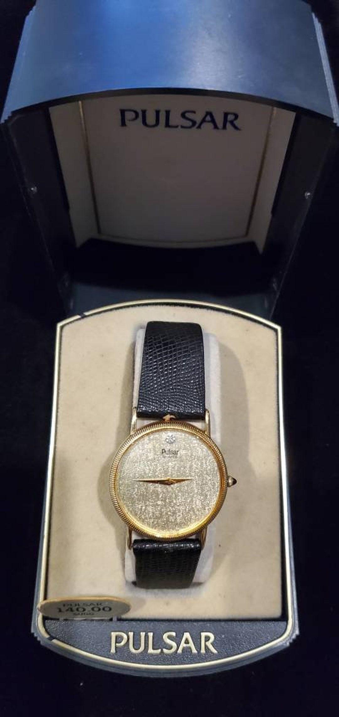 Vintage Pulsar Gold Tone Quartz Mens Watch (NOS) - Etsy