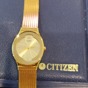 Rare Citizen Strada Gold Quartz Ladies Watch (NOS) - Etsy