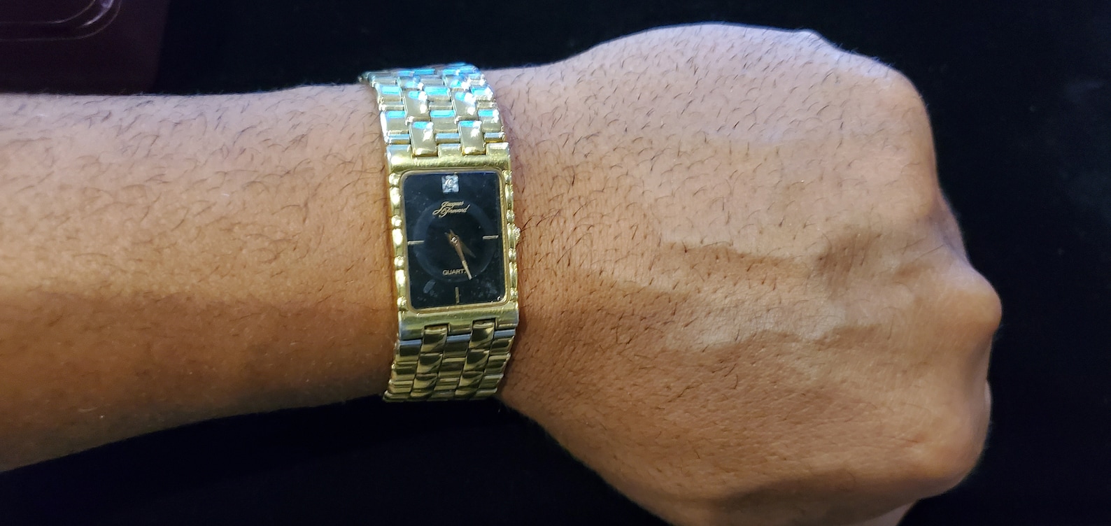 Jacques Prevard Gold Plated Mens Quartz Watch - Etsy