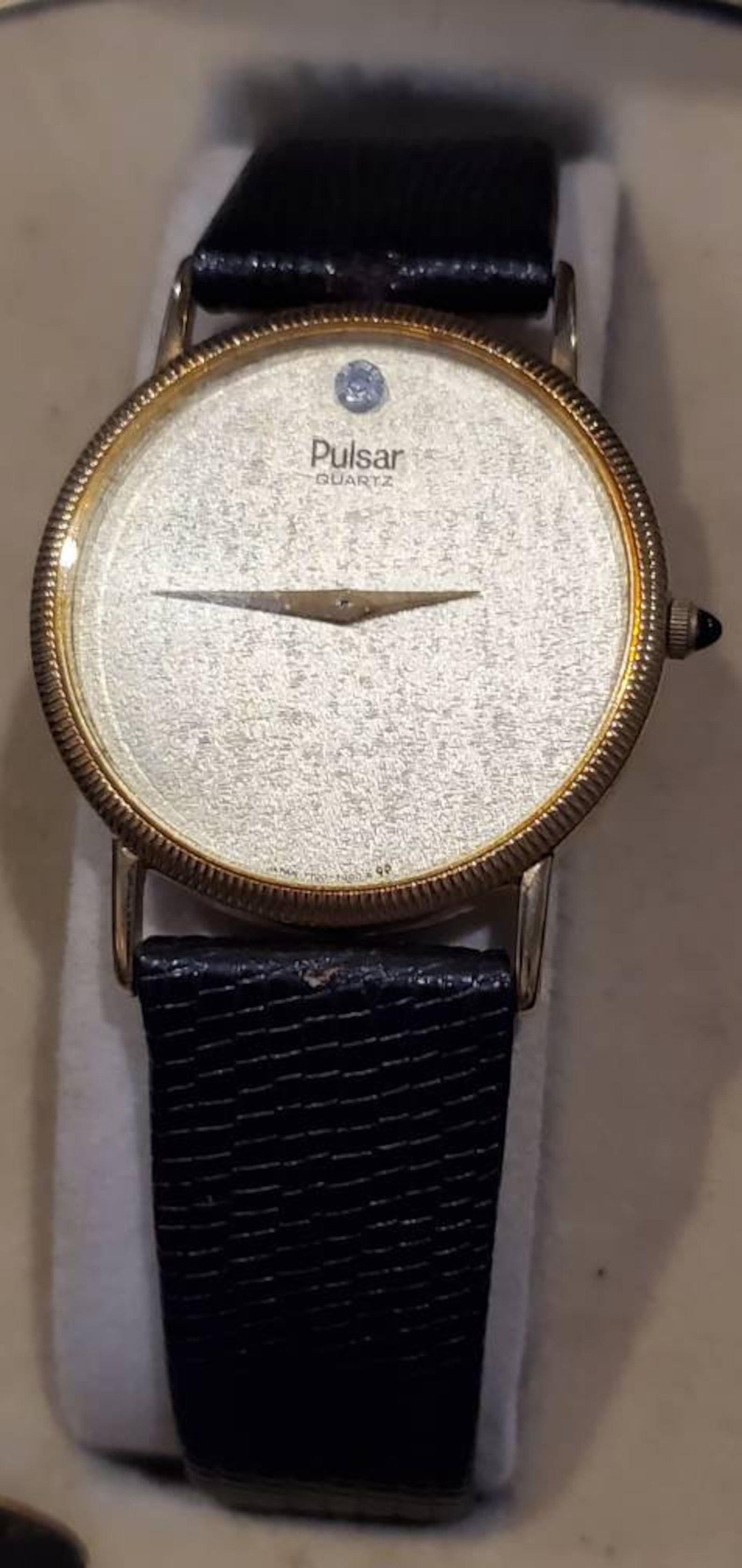 Vintage Pulsar Gold Tone Quartz Mens Watch (NOS) - Etsy