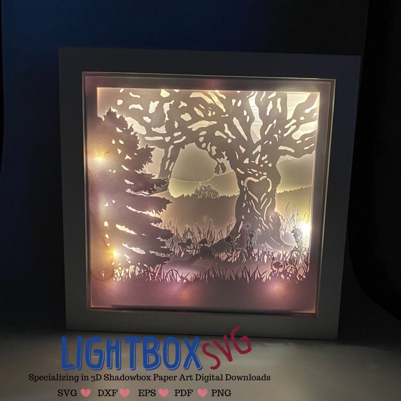 Tree of Life SVG Lightbox Cricut Template Shadowbox Layered - Etsy