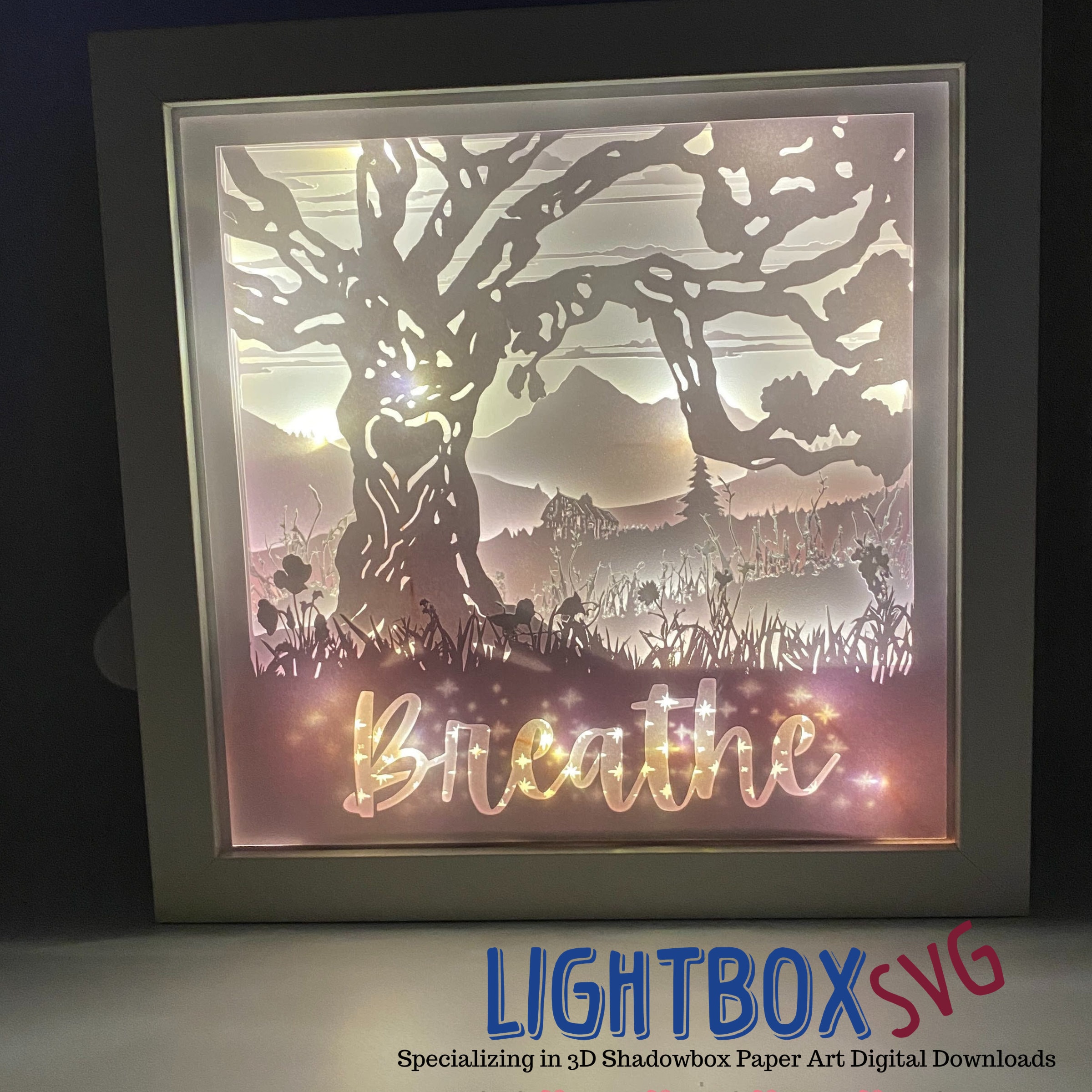 Tree of Life SVG Lightbox Cricut Template Shadowbox Layered - Etsy