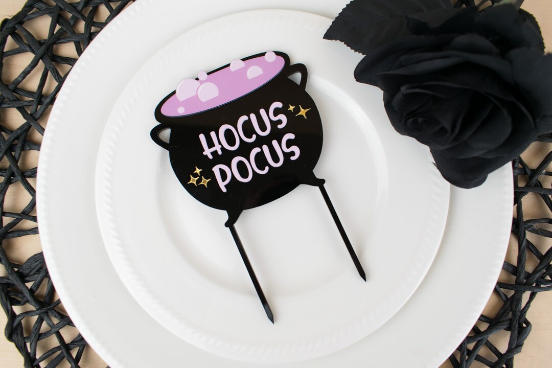 Halloween Cake Topper, Cauldron Cake Topper, Witches Brew, Halloween ...