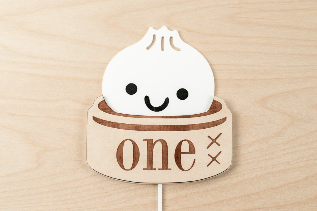 Dumpling Cake Topper, Dim Sum Birthday Party Decorations, First ...
